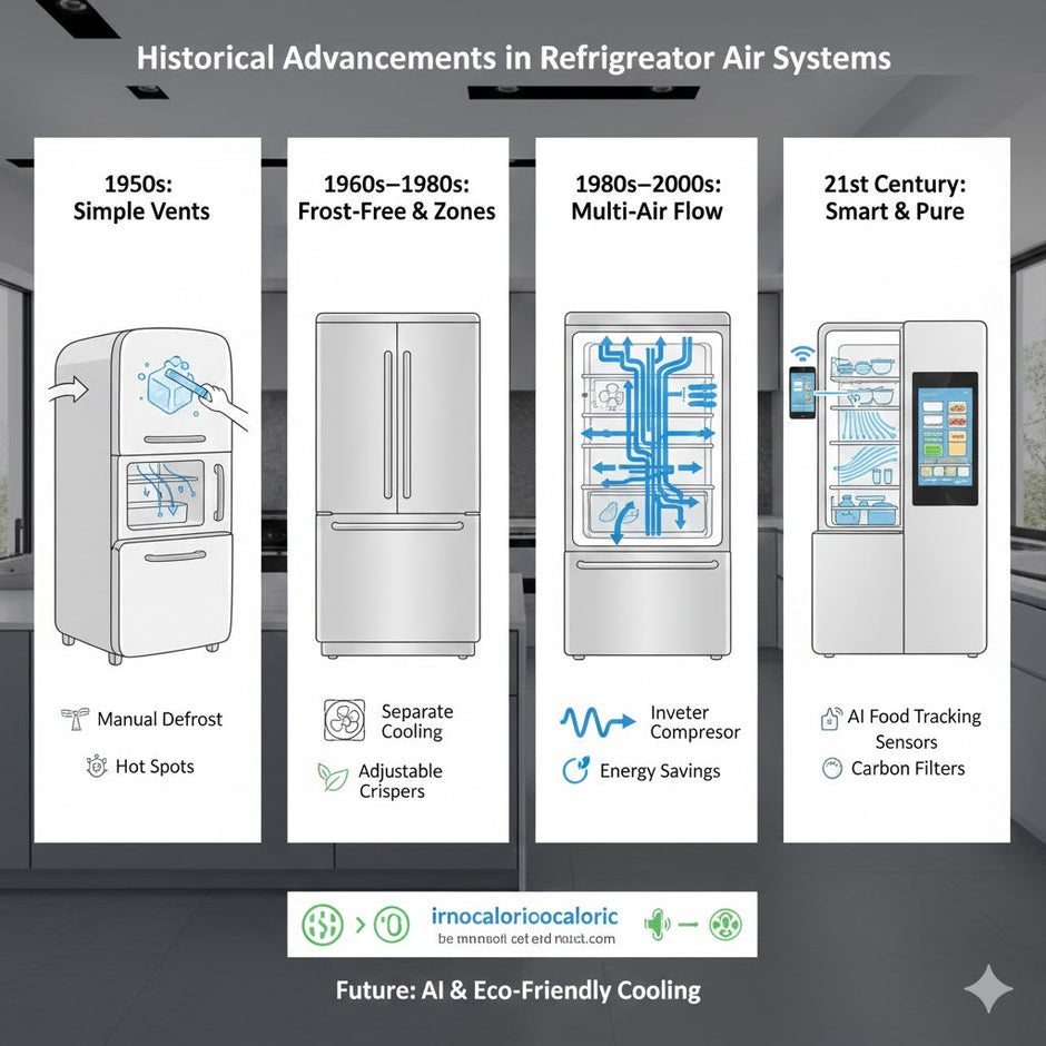 Refrigerator Air System Evolution: 1950s Vents to Smart Sensors ...
