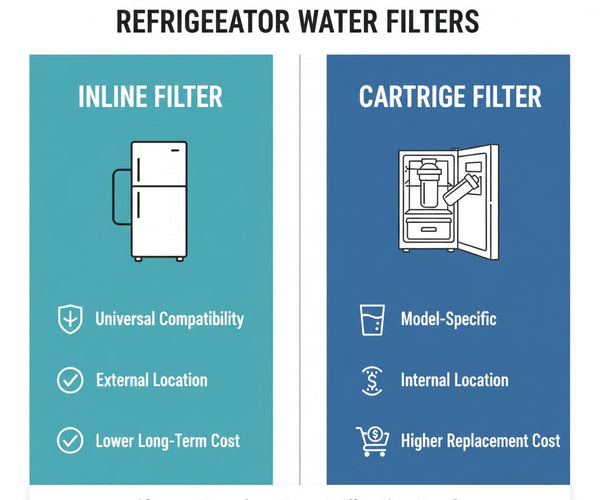 Refrigerator Water Filters Compared – Inline vs Cartridge Options ...