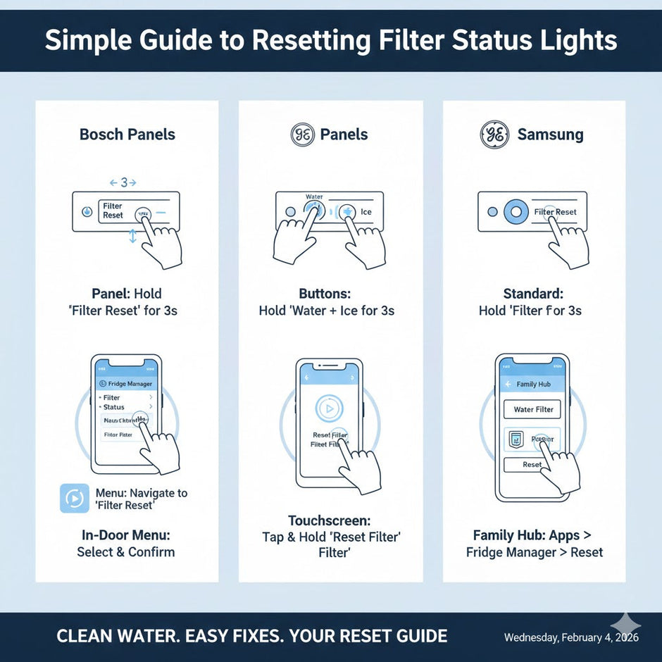 Quick Guide to Resetting Filter Status Lights on Your Fridge – PrecipFilter