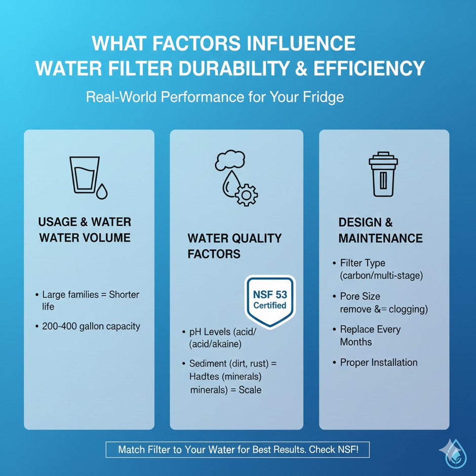 Refrigerator Water Filter Performance | Lifespan, Efficiency & Care ...
